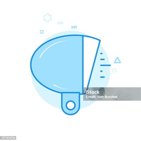 자전거 또는 자전거 라이트 전조 등 평면 벡터 아이콘 기호 그림 기호 블루 단색 디자인입니다 편집 가능한 스트로크 개성 개념에 대한 스톡 벡터 아트 및 기타 이미지 Istock