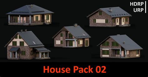 Cottage Pack 002 3d Exterior Unity Asset Store