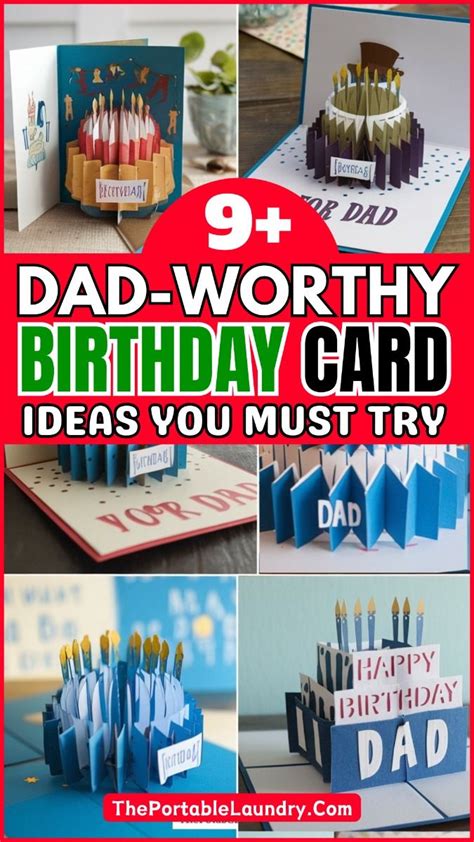 9 Dad Worthy Birthday Card Ideas You Must Try Things To Make For