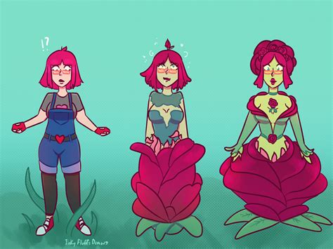 Plantsmonster Girl Flower Seeds By Inkyfluffsdraws Rinanimatetfs