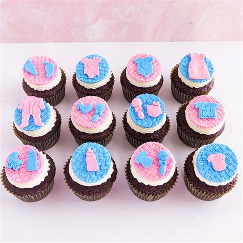 Gender Reveal Cupcakes — Creating Custom Cakes And Desserts In Atlanta