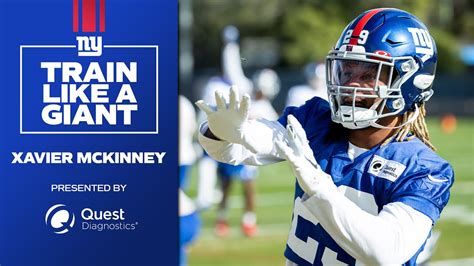 Train Like A Giant Xavier Mckinney New York Giants Youtube