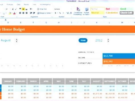 Microsoft Excel Budget Template 2013 10 Microsoft Excel Budget Template