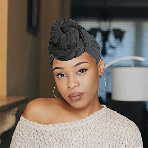 Homelex Head Wraps Turbans Stretch Jersey Knit Headwraps Wrap Scarf
