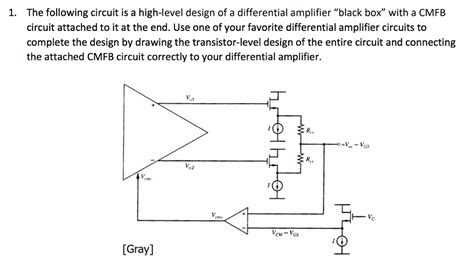 Solved The Following Circuit Is A High Level Design Of A Chegg Com