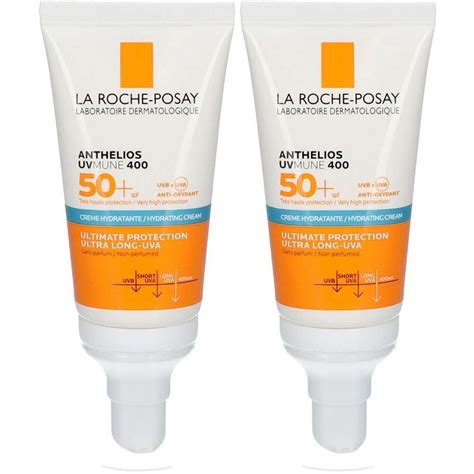 La Roche Posay Anthelios Uv Mune Crème Solaire Visage Hydratante Sans