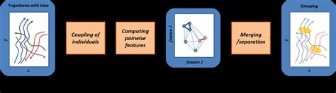 schematic of group detection using spatial temporal information of park