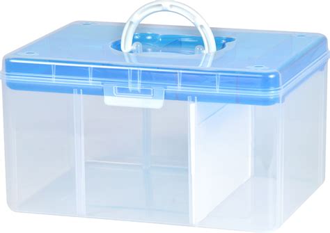 Livinbox Handle Portable Project Storage Tool Box Container Case 12 6l