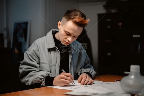 签署文件的男子高清图片下载 正版图片600977893 摄图网