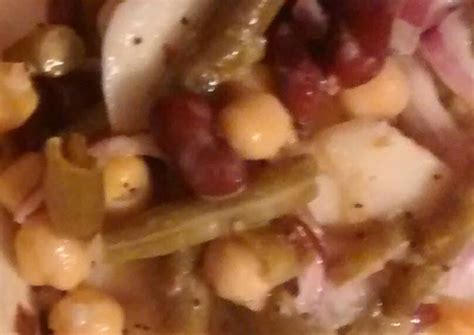 Recipe Of Ultimate Crunchy 3 Bean Salad