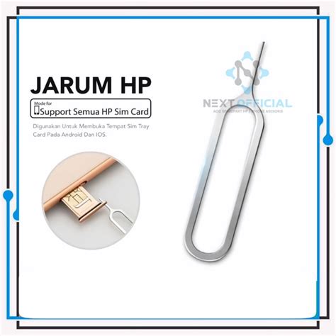 Jual Sim Injector Card Jarum Pembuka Kartu Sim Shopee Indonesia