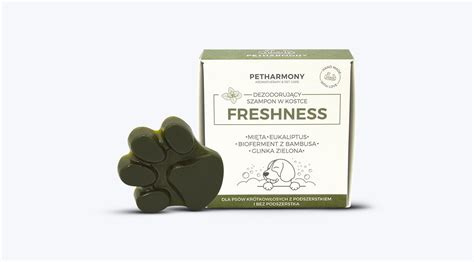 Dezodorujący szampon w kostce FRESHNESS dla psów krótkowłosych 100g