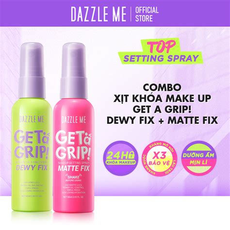 Xịt Khóa Makeup Nền Dazzle Me Setting Spray Dewy Fix Cố Định Trang Điểm