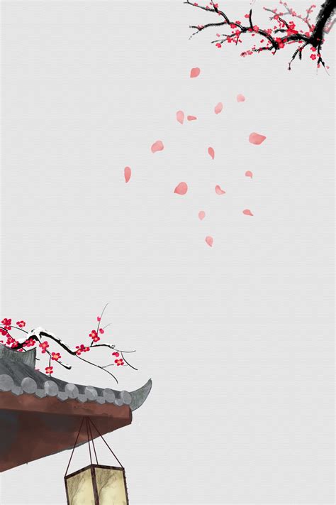 中國風 古風 水墨 梅花背景圖桌布手機桌布圖片免費下載 Pngtree