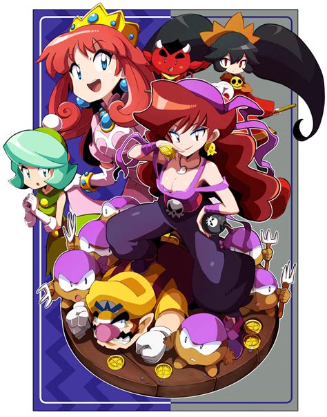 Ashley Wario Red Captain Syrup Princess Shokora And 2 More