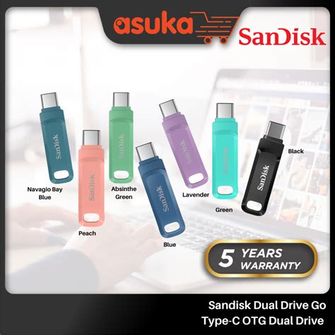 Sandisk Dual Drive Go Gb Gb Gb Gb Ultra Go Type C Usb Otg Dual Drive Black Peach
