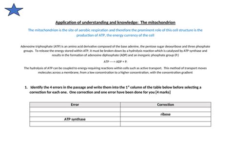 Ultrastructure Of Eukaryotic Cells Edexcel Snab Teaching Resources