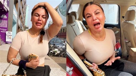 Rakhi Sawant Badly Crying Remembering Mom First Video Youtube