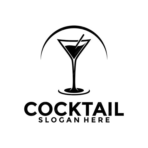 Premium Vector Cocktail Logo Design Vector Vintage Alcohol Drink Icon