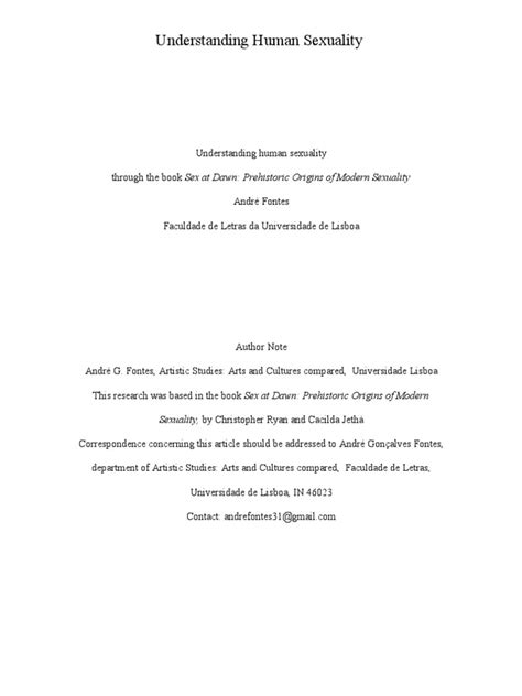 Understanding Human Sexuality Pdf