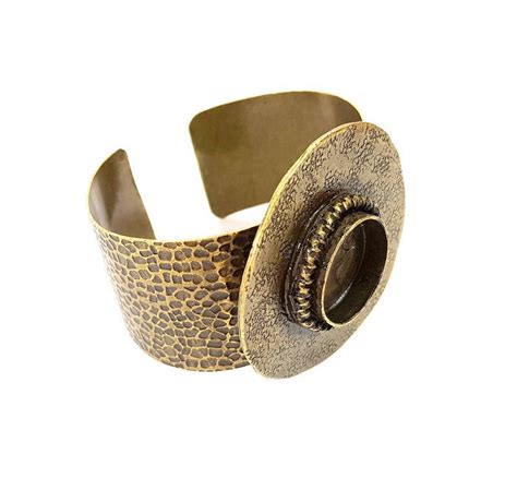 Antique Bronze Bracelet Blanks Bangle Blanks Cuff Blanks Adjustable Br