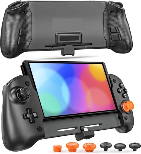 Buy Compatible With Nintendo Switch Oled Controller Upgrade Gamepad Handheld Grip Built In 6