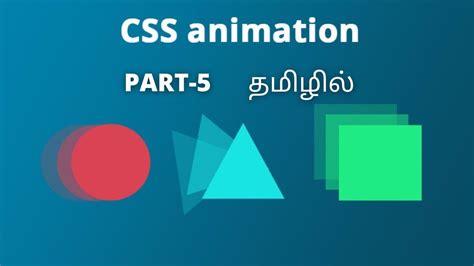 Css Animation Tutorial In Tamil Part 5 3d Perspective In Css Tamil Cssanimation