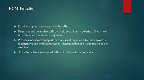 Extracellular Matrixcellbiologycellpptx Pptx