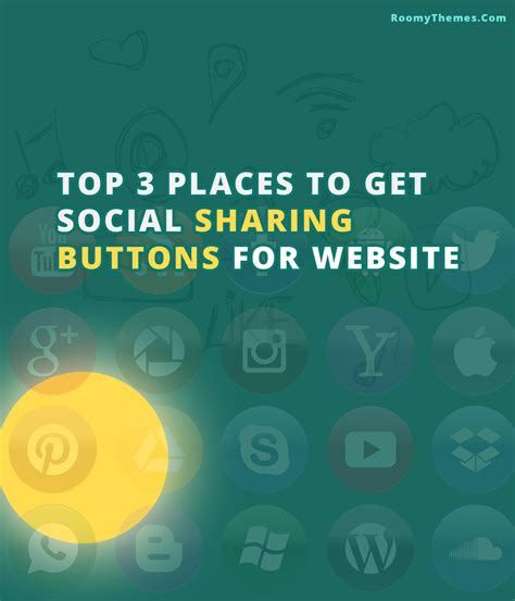 Top 3 Places To Get Social Sharing Buttons For Weebly Website