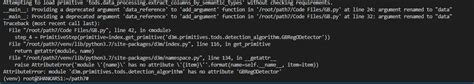 AttributeError Module D M Primitives Tods Detection Algorithm Has No Attribute