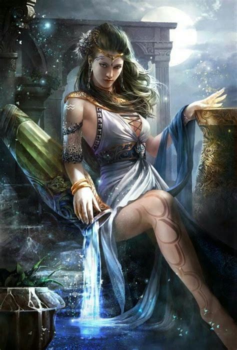 Demigod Gamer Water Lightning And A Anvil Greek Gods And Goddesses Mythology Fantasy Women