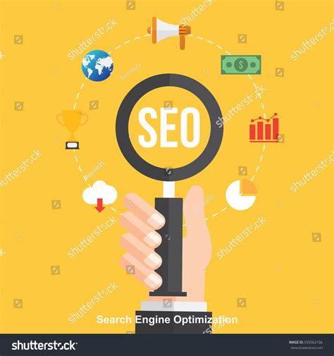 Seo Search Engine Optimization Digital Marketing Stock Vector Shutterstock