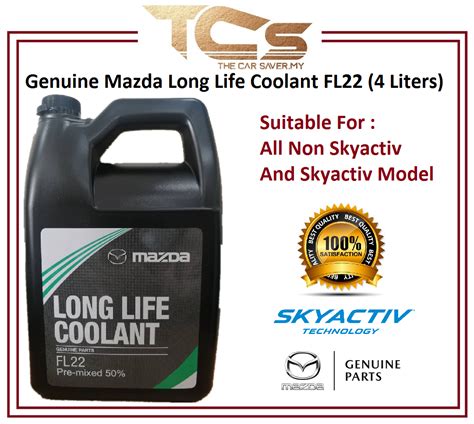 Mazda Genuine Long Life Coolant Fl22 4 Liters Lazada