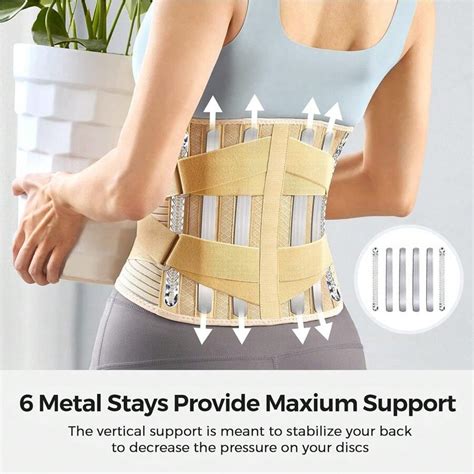 Back Support Belt For Men And Women Breathable Waist Lumbar Support
