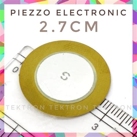 Jual Pieso 2 7cm Piezzo Electric 2 7 Cm Piezo Sensor Getar Trigger