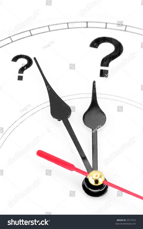 Question Mark Clock Concept Time Stock Photo Shutterstock