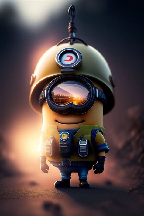 Download Ai Generated Minion Construction Royalty Free Stock
