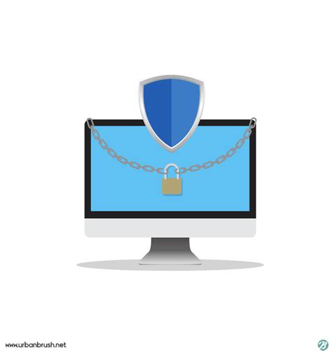 컴퓨터 보안 일러스트 Ai 무료다운로드 Free Computer Security Vector 어반브러시