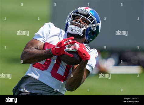 New York Giants Wide Receiver Jamison Crowder 80 Performs A Drill At