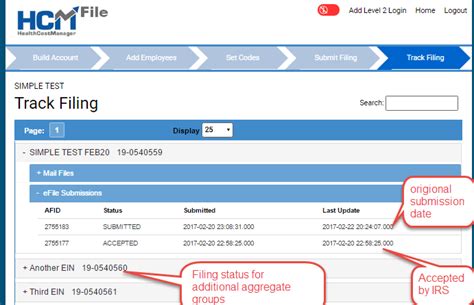 How To Efile Tracking Your Filing Employeetech