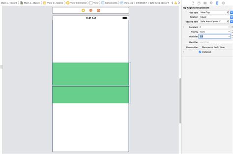 Ios How To Make Dynamic Y Position Of View From Storyboard Using Auto Layout Stack Overflow