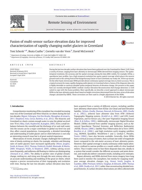Pdf Fusion Of Laser Altimetry Data With Dems Derived From Stereo Imaging Systems