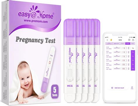 Easyhome Pregnancy Test Detection 5 X Highly Sensitive 10 Miuml Hcg