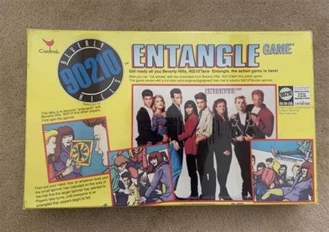 Beverly Hills 90210 Entangle Board Game No 5900 From 1991 Whole Cast