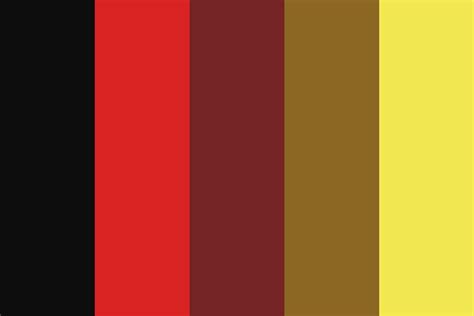 persona 5 phantom thieves color palette