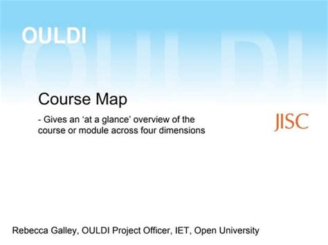 Blank Course Dimensions Ppt