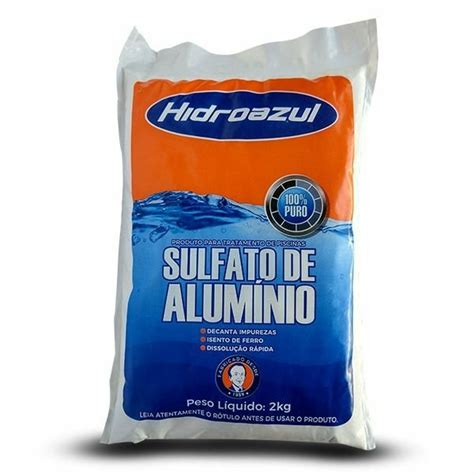 Sulfato De AlumÍnio Hidroazul 2kg Rede Limpeza
