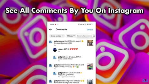 3 Ways To See All Comments By You On Instagram Gadgets To Use