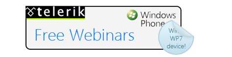telerik wp7 webinars windows central