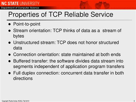tcp transport in the internet ppt download